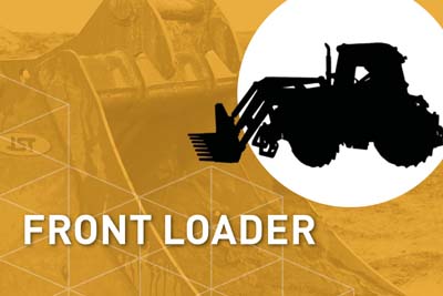 Pushers for grain, salt or asphalt