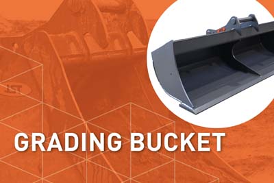 Grading buckets – standard, tilting and tilt-rotator