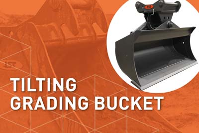 Grading buckets – standard, tilting and tilt-rotator